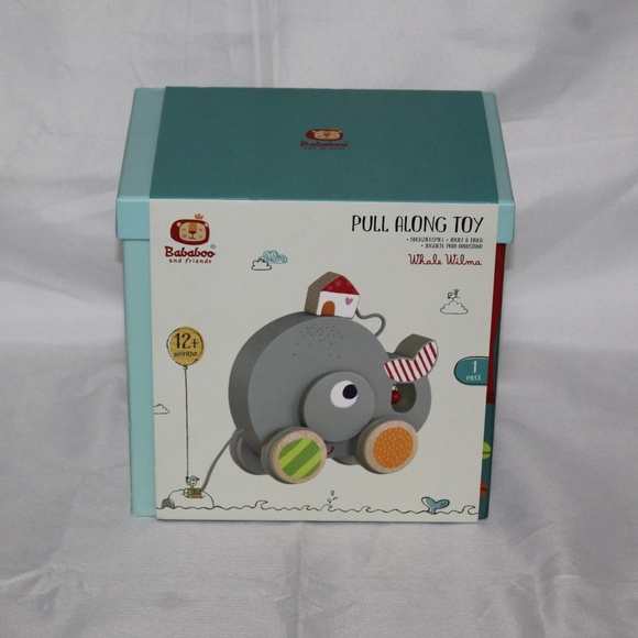 Bababoo | Toys | Bababoo And Friends Pull Along Toy Whale Wilma Ages 2 ...